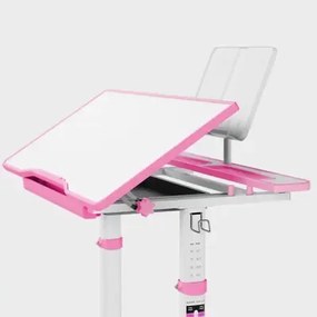 Mark Adler Study 3.0 růžová / Ergonomický dětský psací stůl 66 cm