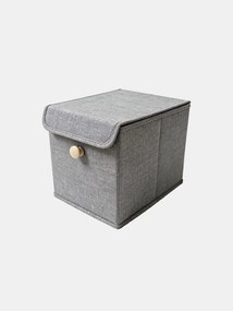 Sinsay - Úložný box s víkem a úchytkou - šedá