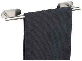 Matný nástěnný držák na ručníky z nerezové oceli Wenko Orea Turbo-Loc®