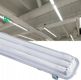 BERGE LED hermetické svítidlo 3x120cm IP65 G13