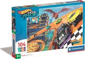 Clementoni PUZZLE Hot Wheels / 104 dílků / od 6 let