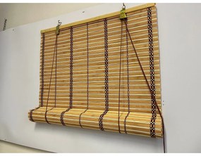 Gardinia Bambusová roleta Tara přírodní/třešeň, 100 x 160 cm