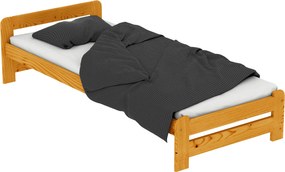 Maxi Postel z masivu Evropa 90 x 200 cm - barva Olše + matrace Vitality