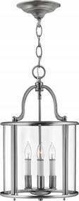 Závěsná jídelní lampa Gentry Hk-gentry-p-m-pw Hinkley pewter