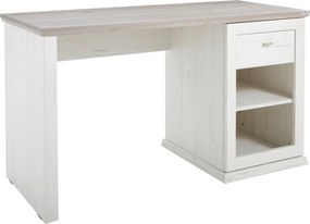 XXXLutz PSACÍ STŮL, šedá, bílá, 135/59/76 cm Hom`in - Kancelářské stoly - 000003000115