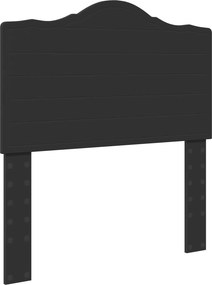 Rám postele se zásuvkou Černý 90 x 200 cm Inženýrské dřevo 3413451