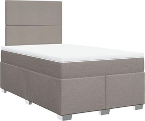 Box spring postel s matrací taupe 120x200 cm textil 3292752