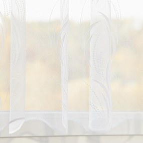 Jemná žakárová záclona na míru - metráž, výška 160 cm (A3921)