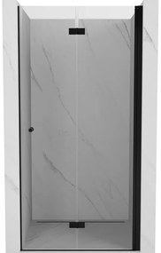 Mexen Mist-F skládací sprchové dveře pravé 110 cm, transparentní, černé - 8A6-110-000-70-00-P