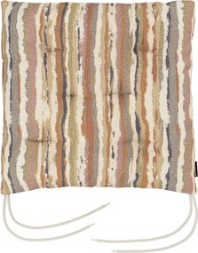 Sedák Honza barva béžová látka pletený vzor, vzorované