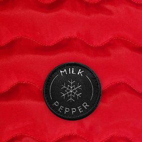 MILK&PEPPER Kabát pro psy Darius červený Velikost: 41