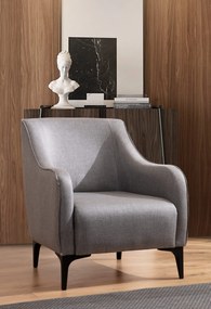 Atelier del Sofa Křeslo Belissimo - Grey, Šedá