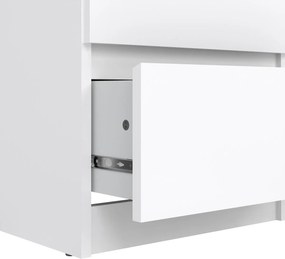 FALCO Komoda Simplicity 233 bílý lesk