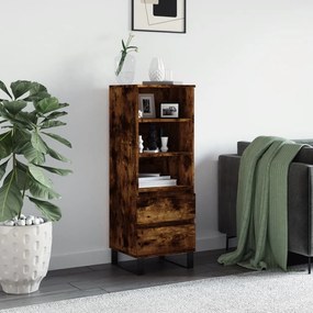 vidaXL Skříň highboard 40 x 36 x 110 cm kompozitní dřevo [831522] Barva: kouřový dub