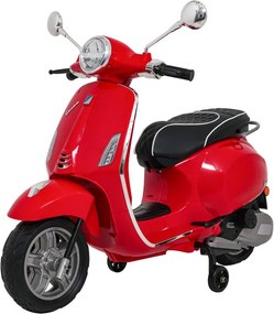 Elektrický skútr Vespa ROMA červený