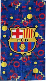 Fc Barcelona plážový ručník 100 x 180 cm beach towel mikrovlákno 118877