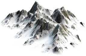 Postershop Fototapeta: Zasněžené hory - 184x254 cm