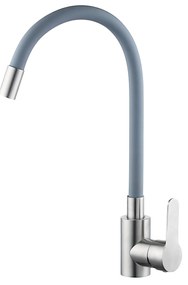 Velazo Dřezová baterie s flexibilním raménkem - VE-8105SG, šedá/nerez