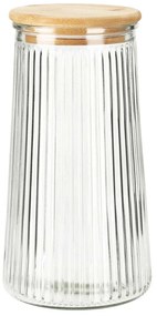 Skleněná nádoba na potraviny Ribbed 1400ml