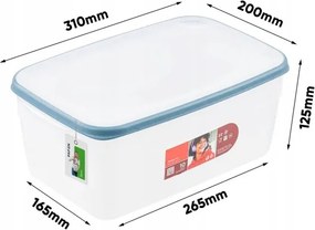 Keeeper Krabička na jídlo, box na potraviny, FRANCO, 5,4L