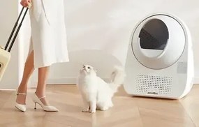 Catlink Pro-X Luxury Version bílá / Inteligentní samočisticí kočičí to