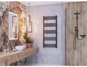 Erga Basic, topné těleso 1500x600 mm, 683 W, černá matná, ERG-LAV-BASIC-15060-BK