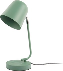Kovová stolní lampa ENCANTAR, výška 38,5 cm, zelená