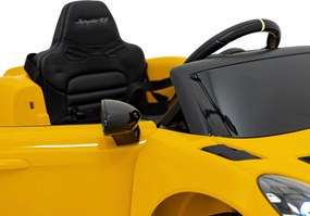 Ramiz Dětské autíčko Porsche Spyder RS 718, žlutý lak