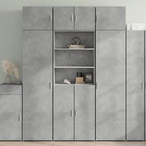 Skříň highboard betonově šedá 70x42,5x185 cm kompozitní dřevo