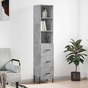 vidaXL Skříň highboard 34,5 x 34 x 180 cm kompozitní dřevo [3189709] Barva: hnědý dub