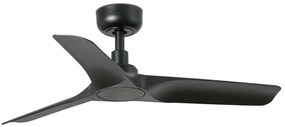 FARO Barcelona FARO 33825WT - Stropní ventilátor HEY S černá pr. 90 cm WT + dálkové ovládání 33825T