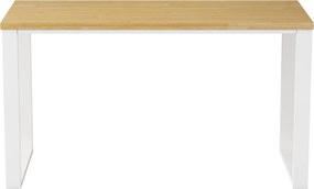 Kancelářský stůl Houseland Nuvia Home 05 140 cm dub/bílý