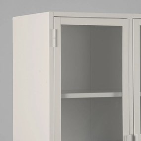 LABEL51 Prosklená kovová vitrína LEVEL bílá SL-51.022