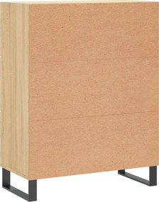 vidaXL Příborník 69,5 x 34 x 90 cm kompozitní dřevo [827943] Barva: bílá s vysokým leskem