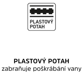 Mereo Mereo, Sprchová hadice bílá, lesklá 150 cm, systém zabraňující překroucení, CB111W