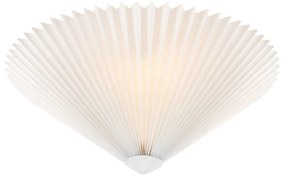 Stropní svítidlo Plisado, bílé, Ø 42 cm