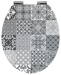 WC sedátko z dřevovláknité desky Wenko Portugal, 44 x 37,5 cm