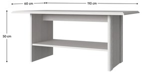 Konferenční stolek 110, woodline krém, TIFFY 12