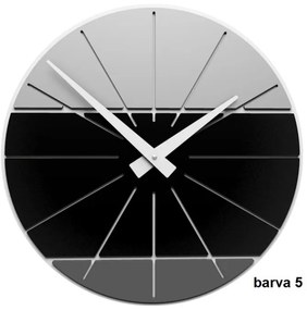 Designové hodiny 10-029 CalleaDesign Benja 35cm (více barevných variant) Barva bílá-1 - RAL9003