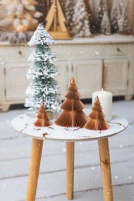 ALBERI - Sada tří stromečků, jedinečná dekorace, měděná