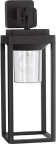 NV 9492500 Venkovní nástěnné svítidlo FIGO antracitový hliník a čirý akryl E27 1x12W 220-240V bez žárovky IP65 - NOVA LUCE