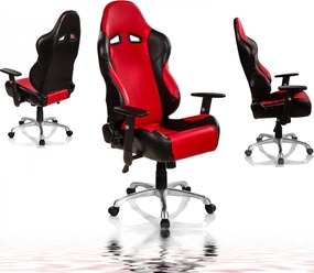 Goleto Kancelářská židle RS Series One | červeno-černá