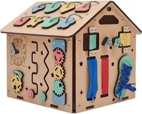 BUSYKIDS Activity board Domeček Mini / Motorická deska / od 1 roku