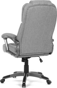 Kancelářské křeslo KA-C715 GREY2, houpací mechanismus, šedá látka (65 x 73) cm