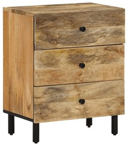 Noční stolek 50 x 33 x 60 cm masivní mangovníkové dřevo - Default Title
