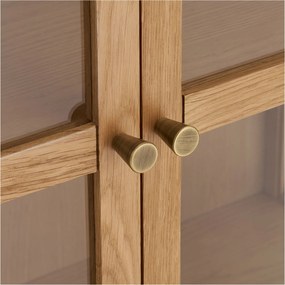 House Nordic Prosklený kabinet ZAMORA 180x90cm dub 3001502