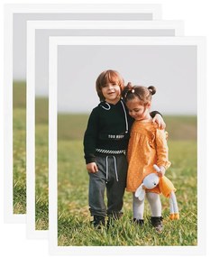 vidaXL Fotorámečky koláž 3 ks na zeď nebo stůl bílé 59,4 x 84 cm MDF