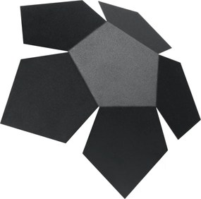 Sollux Lighting Nástěnné svítidlo PENTA černé