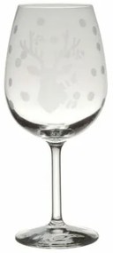 Casafina CASAFINA Sklenice na víno 0,5L, DEER FRIENDS|GLASSWARE, čirá