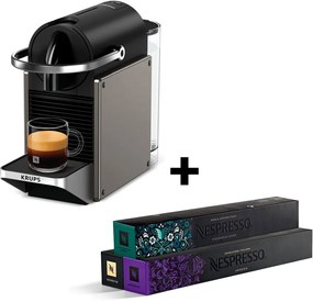 Nespresso krups pixie titan xn306t10p set